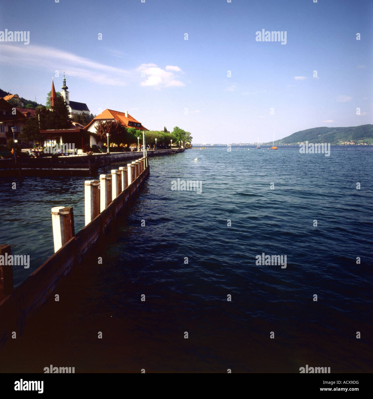 Lake Traun, Austria Stock Photo - Alamy