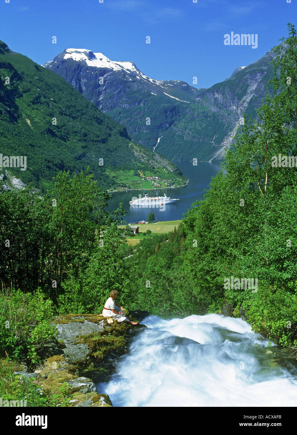 Scenic fjord landscape norway hi-res stock photography and images - Alamy