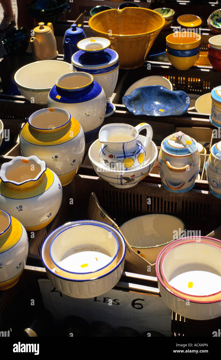 Pottery in provence Stock Photo - Alamy