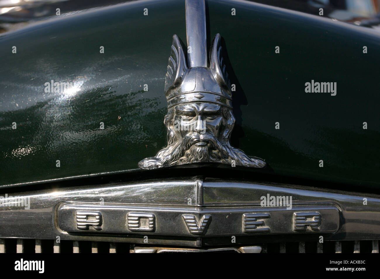 Rover hood ornament Stock Photo - Alamy