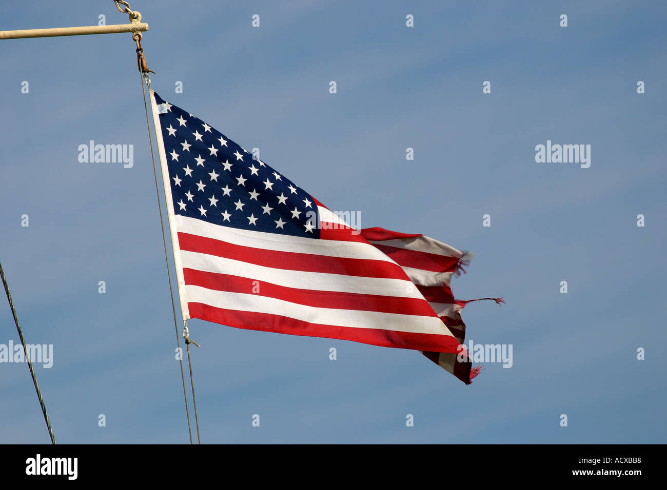 Ragged old flag hi-res stock photography and images - Alamy