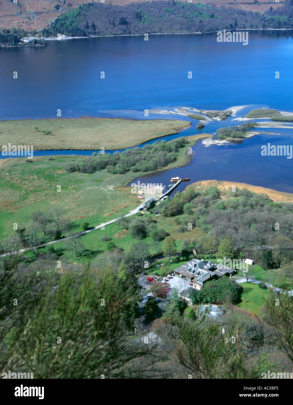 Deposition at the mouth of the River Derwent in Derwent Water, Lake ...