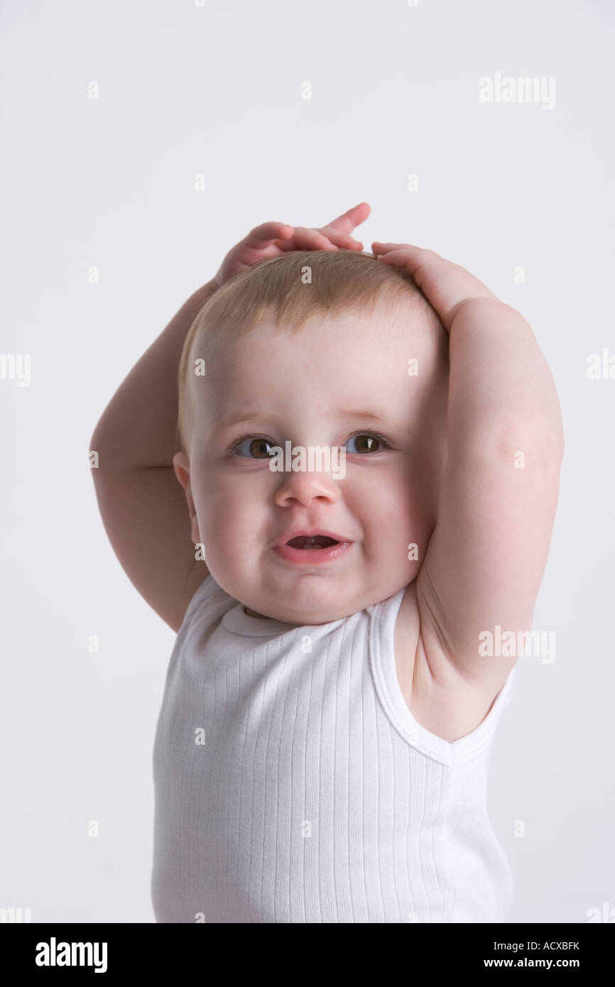 Child stretch high hi-res stock photography and images - Alamy