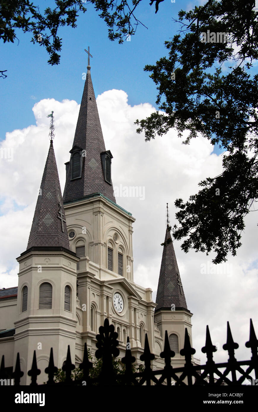 St Louis Cathedral Jackson Square New Orleans French Quarter Louisiana ...