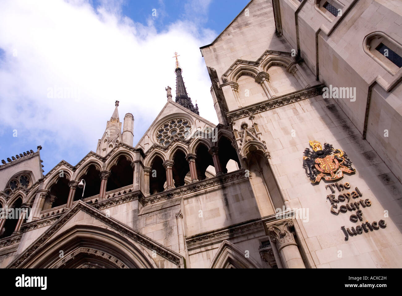 Royal Courts of Justice Strand London England UK United Kingdom GB ...
