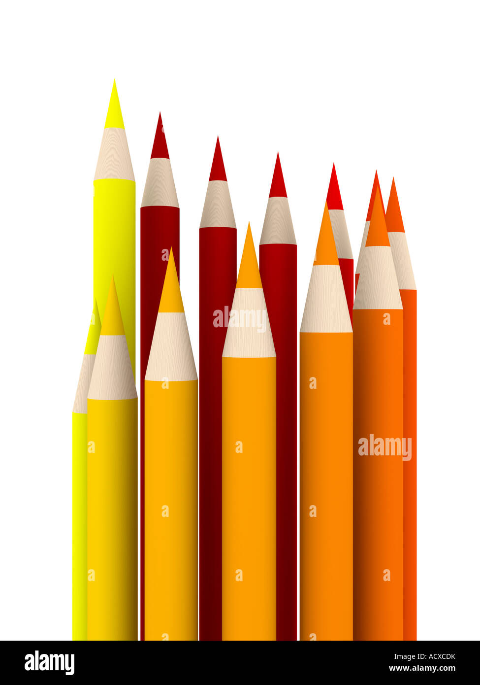 Crayon Color Spectrum Stock Photo - Alamy