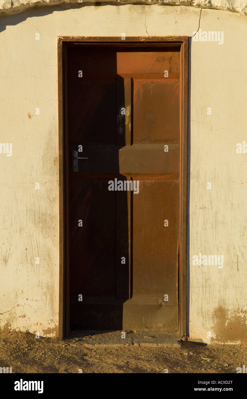 Door way in shadow Namibia Stock Photo - Alamy