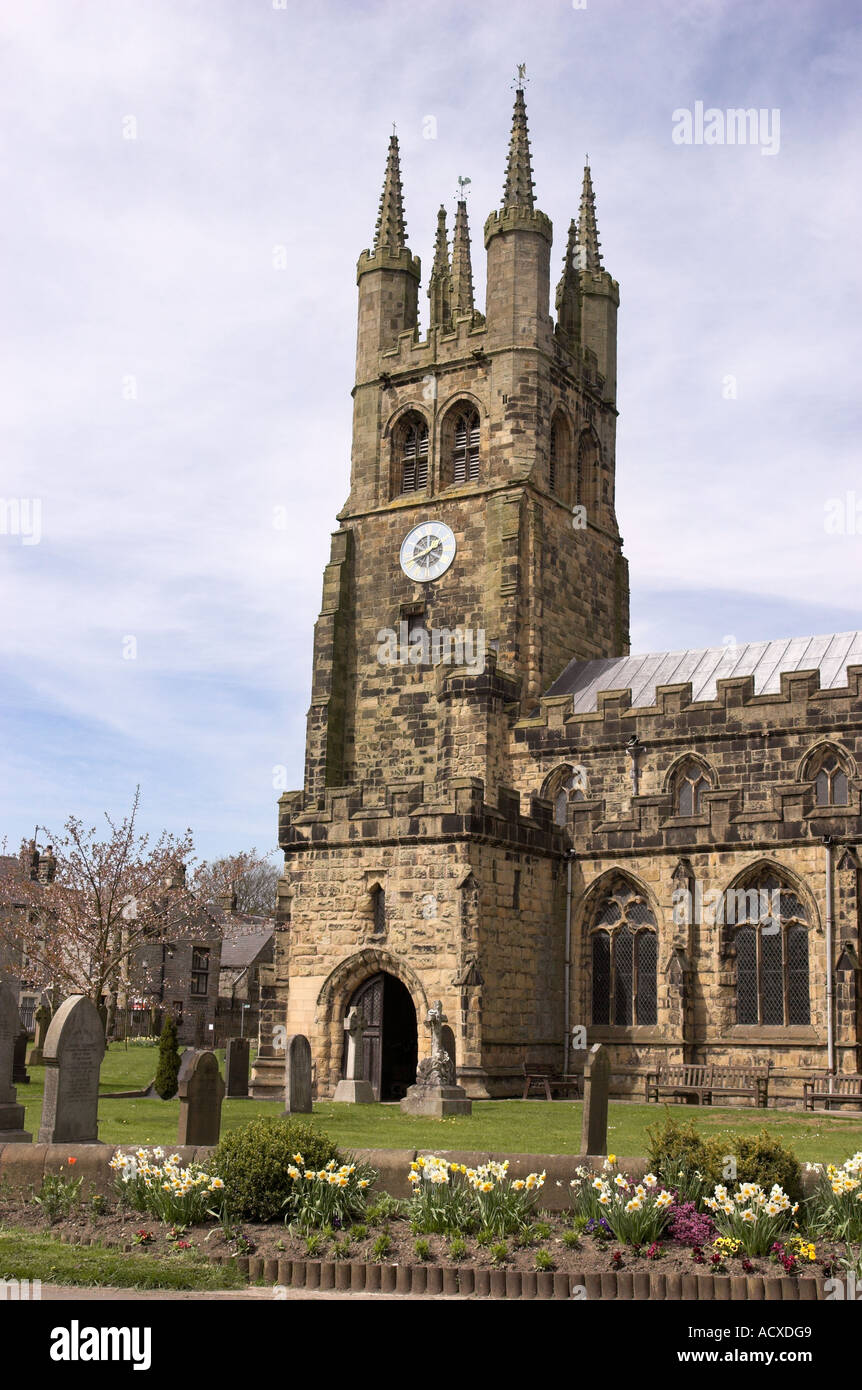 Church of Saint John the Baptist in Tideswell also known as the ...