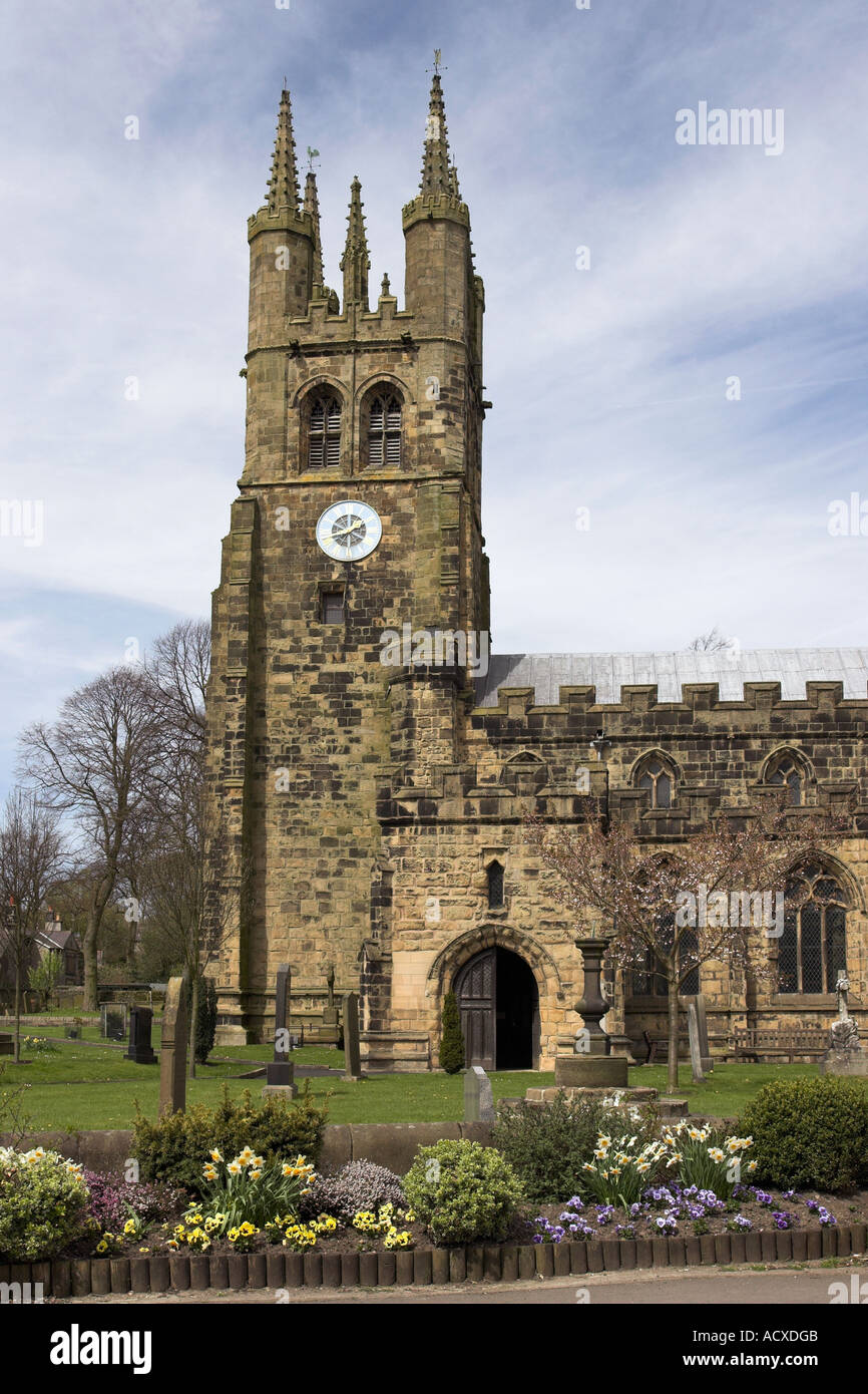 Church of Saint John the Baptist in Tideswell also known as the ...