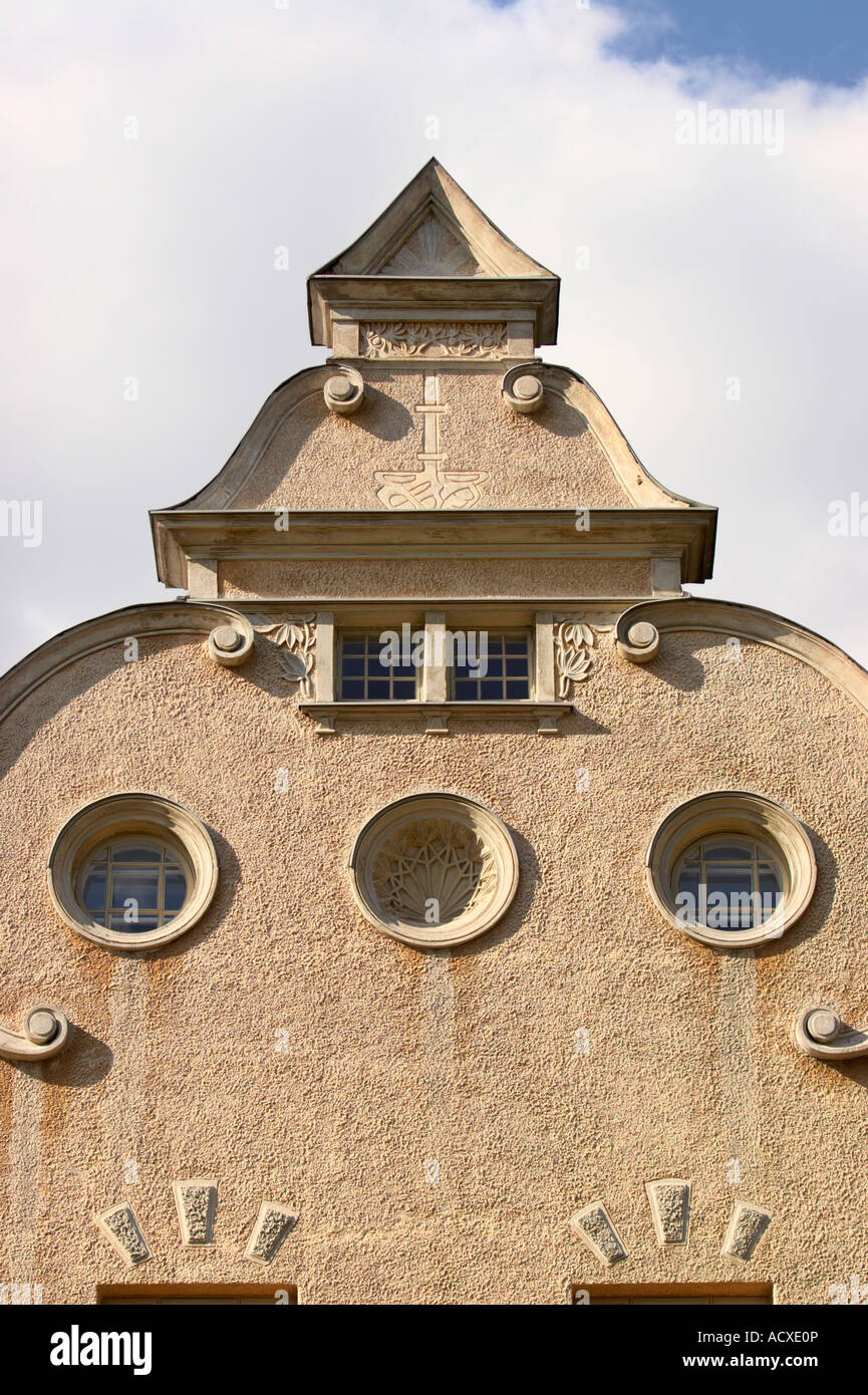 Facade of a building at the Botanical Gardens in Helsinki, Finland, EU ...