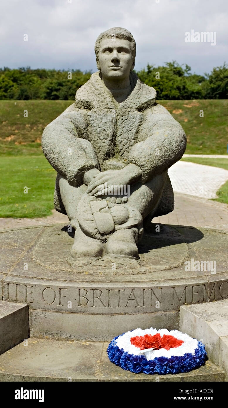 Battle of Britain Memorial at Capel-le-Ferne near Fokestone, Kent Stock ...