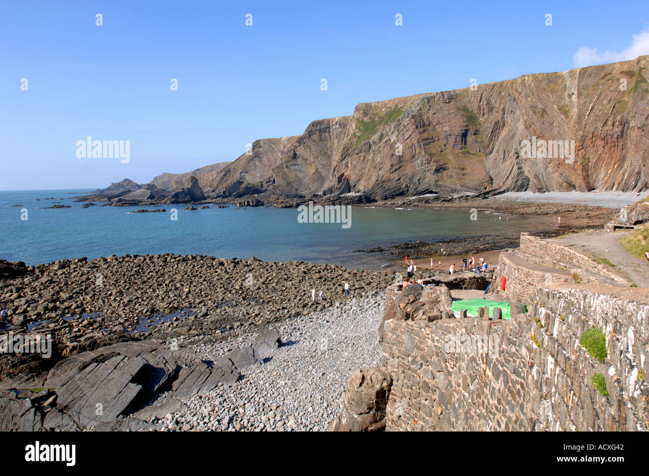 Hartland Quay in North Devon England UK Stock Photo - Alamy