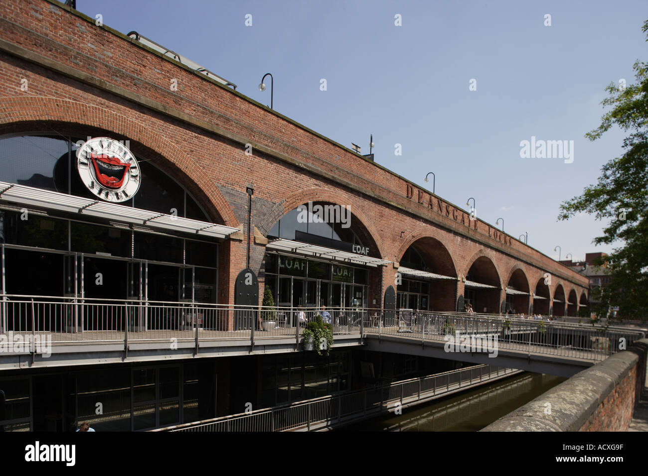 Deansgate Locks in Manchester UK Stock Photo - Alamy