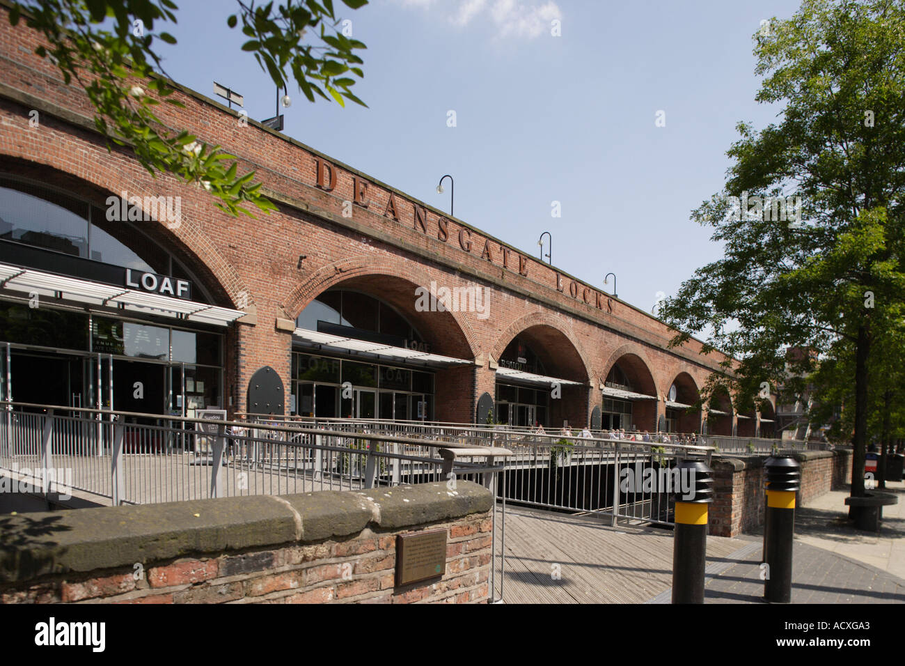 Deansgate Locks in Manchester UK Stock Photo - Alamy