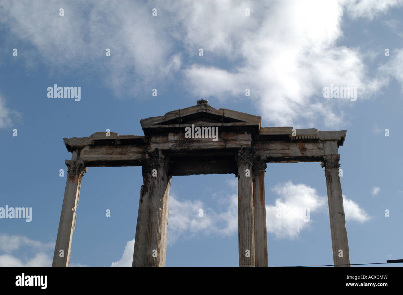 Greece Athens Ancient arch Stock Photo - Alamy