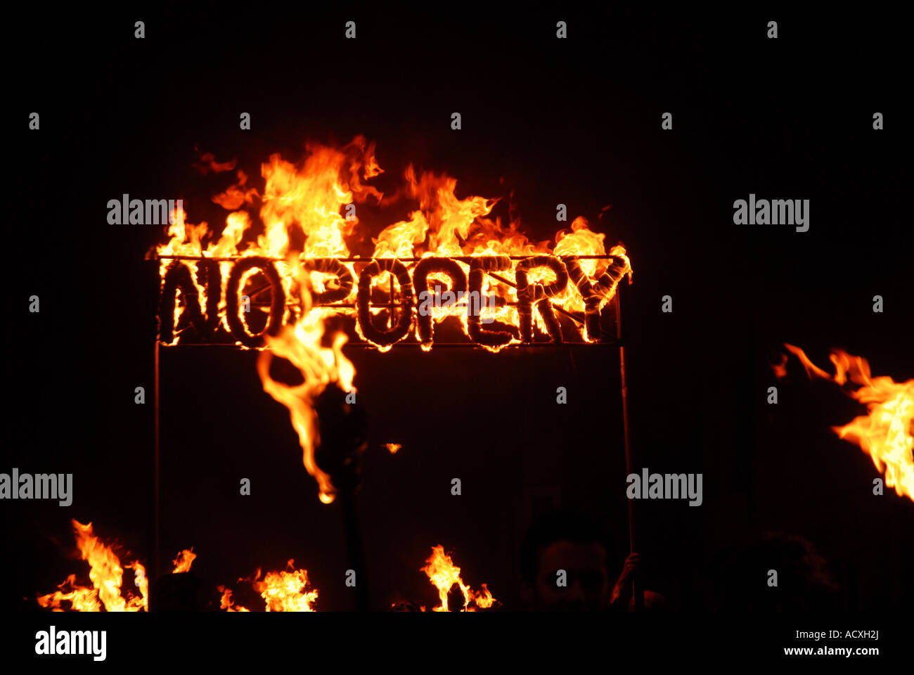 Lewes Sussex England November 5th . Fireworks night.Guy Fawkes ...