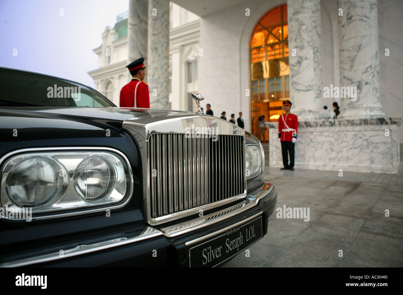 A gate of grand hotel Stock Photo - Alamy