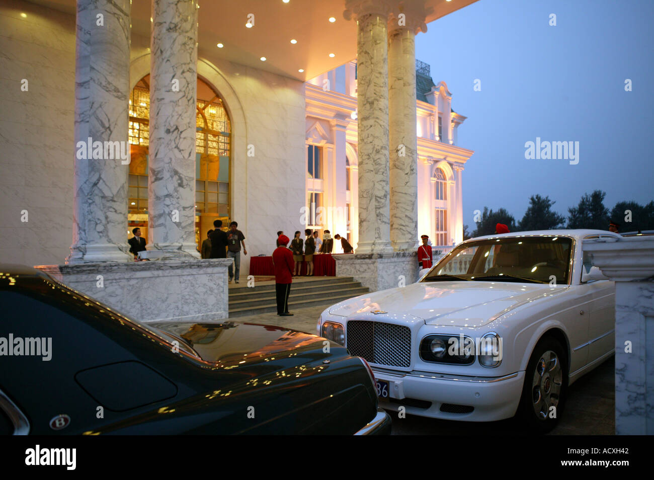 a gate of grand hotel Stock Photo - Alamy
