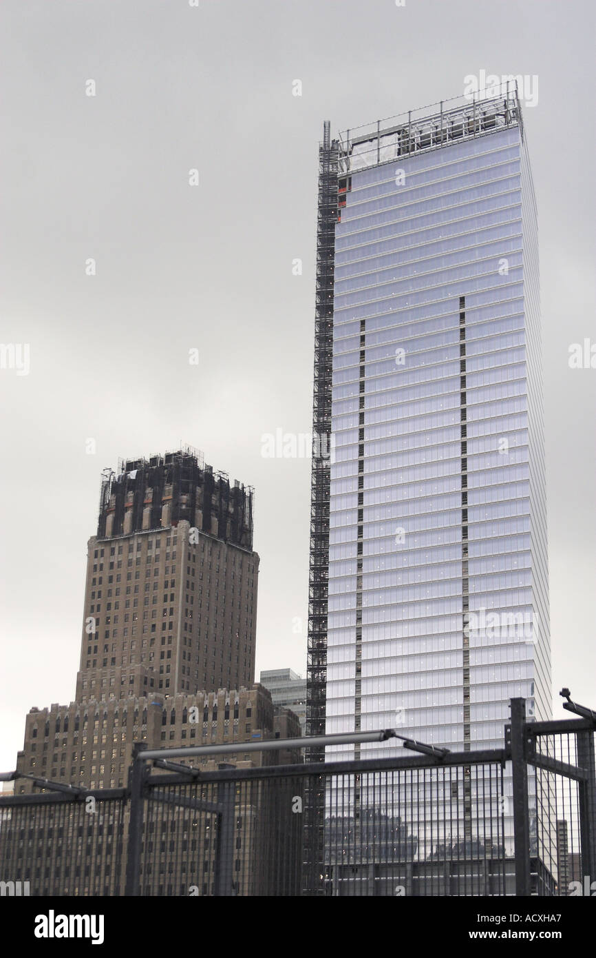 Ghost images of twin towers reflect in buildings Stock Photo - Alamy