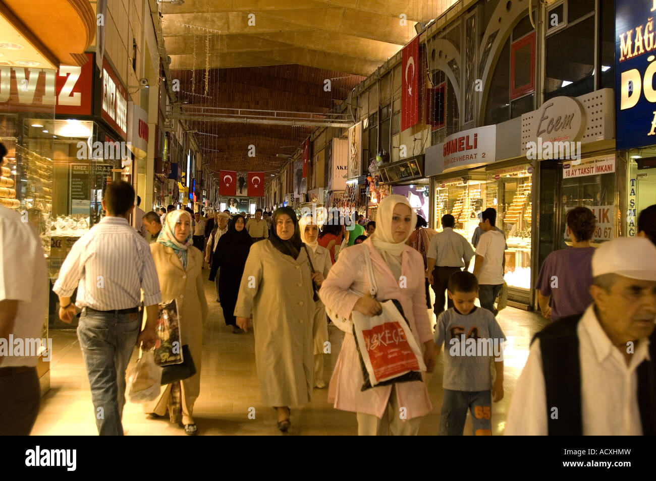 Old Covered Bazaar at Bursa, Turkey Stock Photo - Alamy