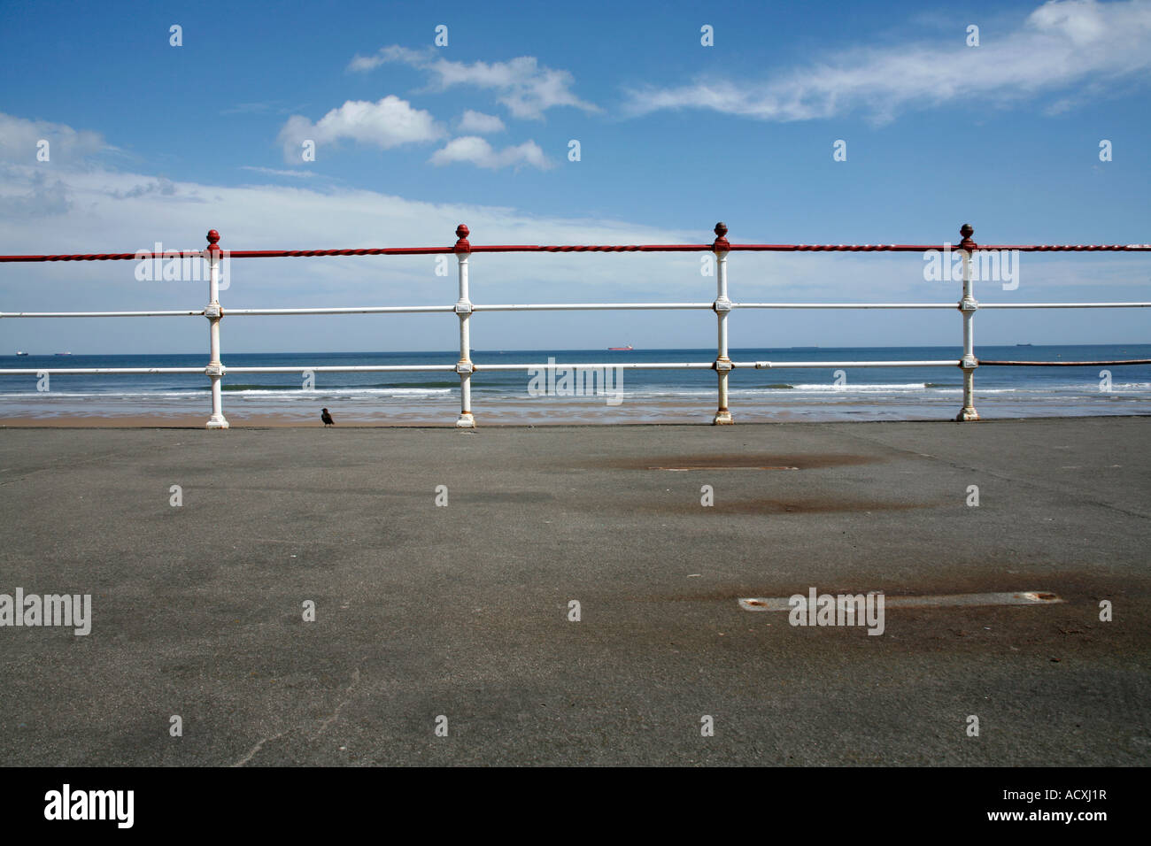 Seafront Promenade at Redcar North Yorkshire Stock Photo - Alamy
