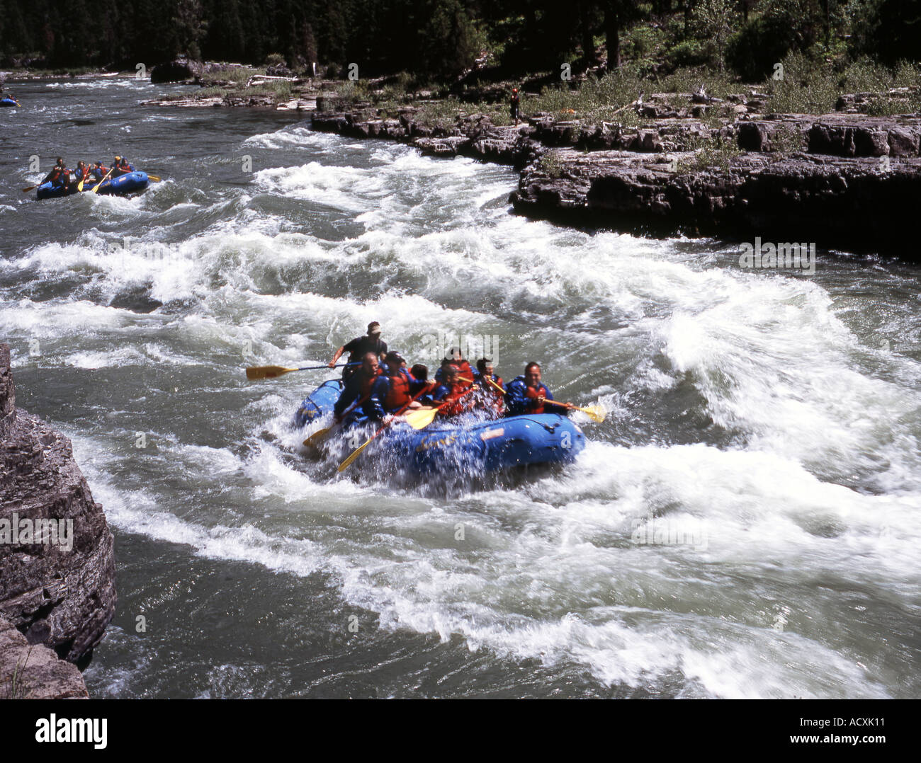 Whitewater rafting on snake river hi-res stock photography and images ...