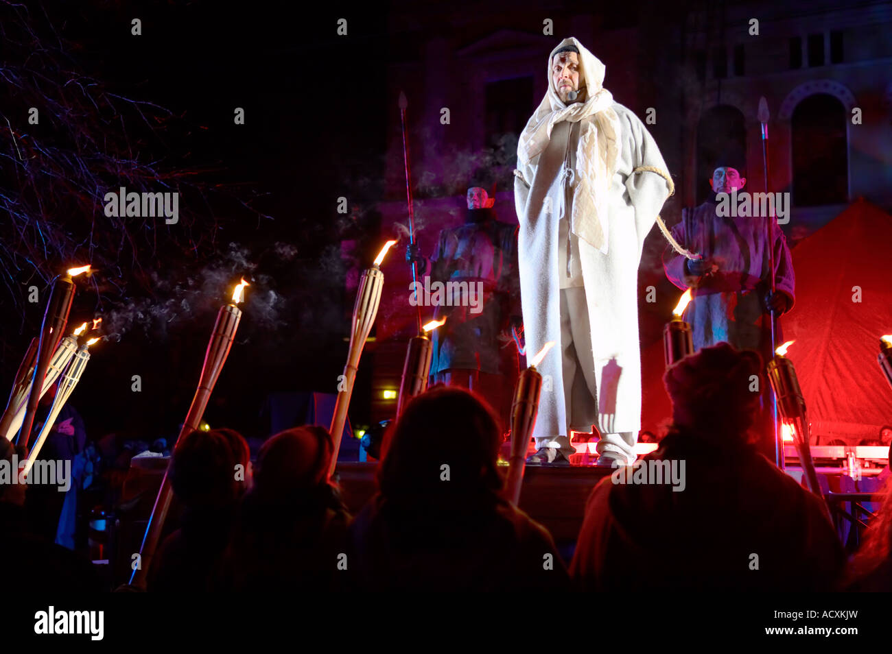 Jesus Christ in the Ecumenical Passion Play, Via Crucis - Way of the ...