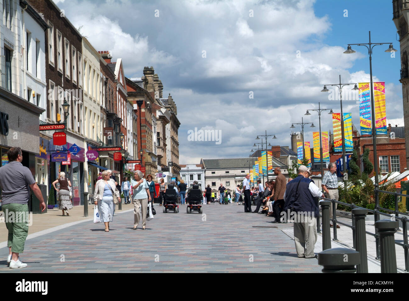 Darlington high street hi-res stock photography and images - Alamy