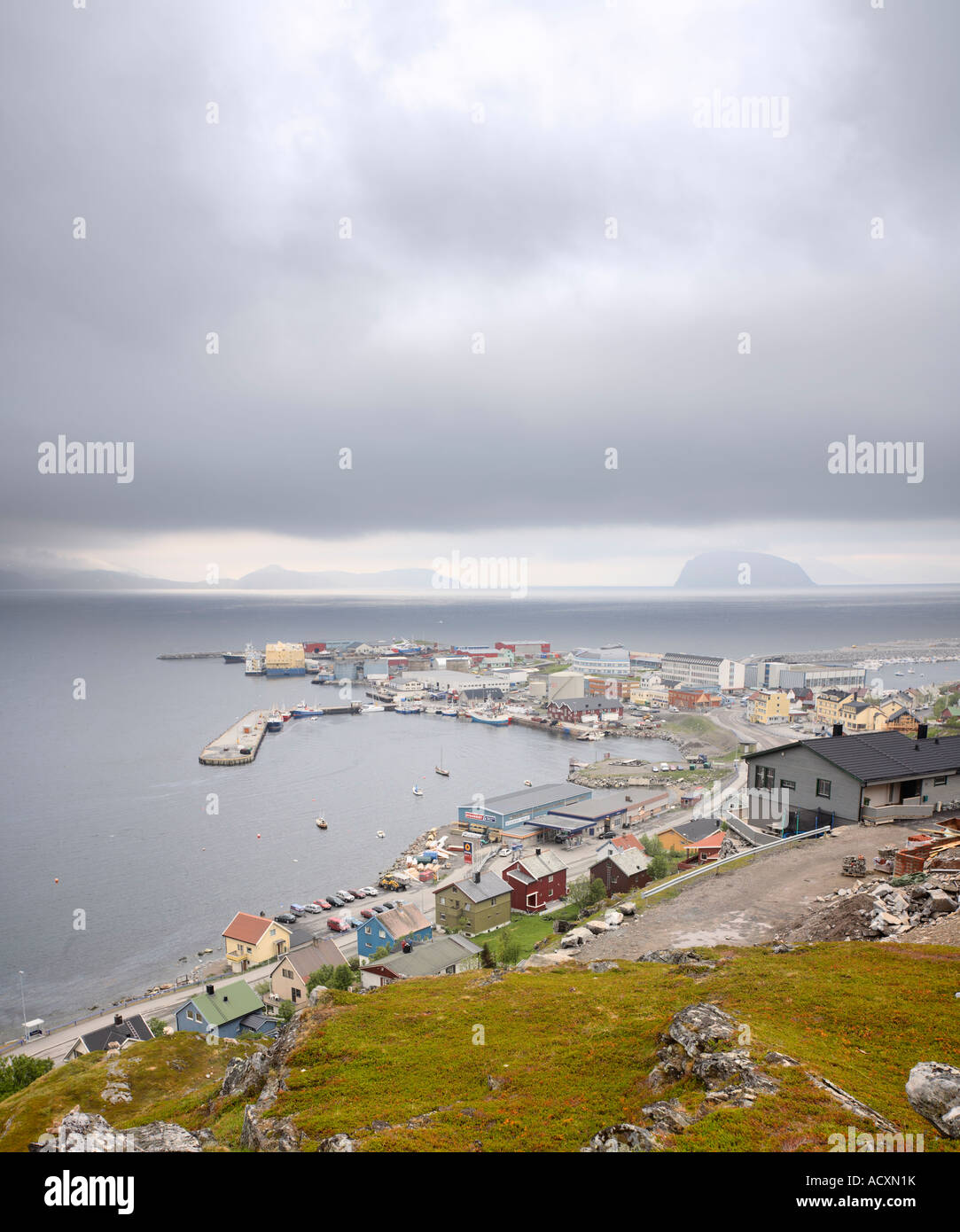 Hammerfest city view hi-res stock photography and images - Alamy