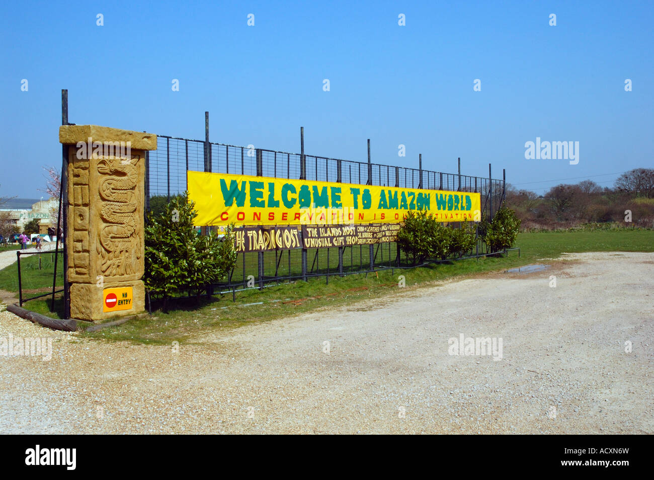 Welcome to Amazon World Sign, Amazon World, Newport, Isle of Wight ...