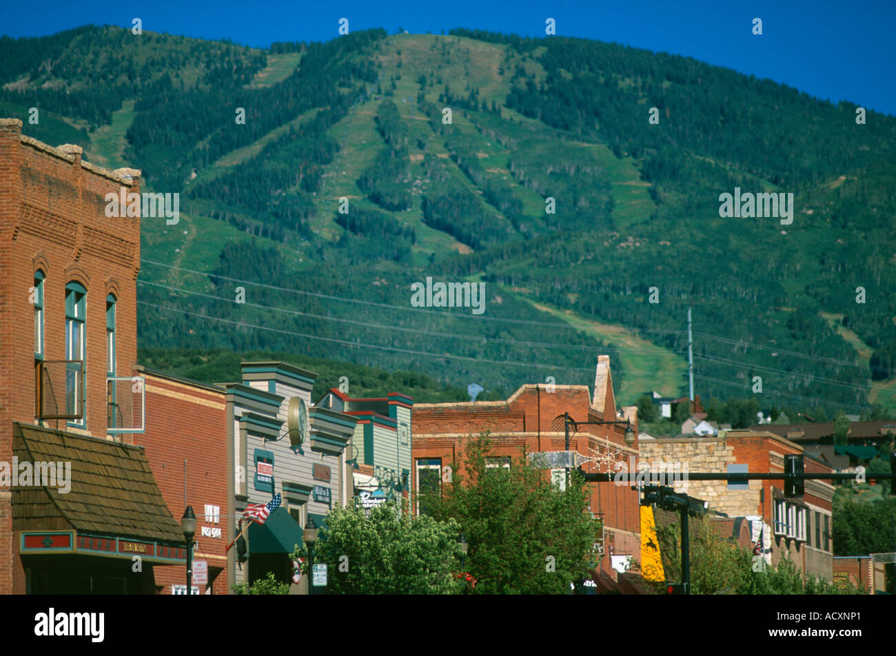 Steamboat Springs Colorado USA Stock Photo - Alamy