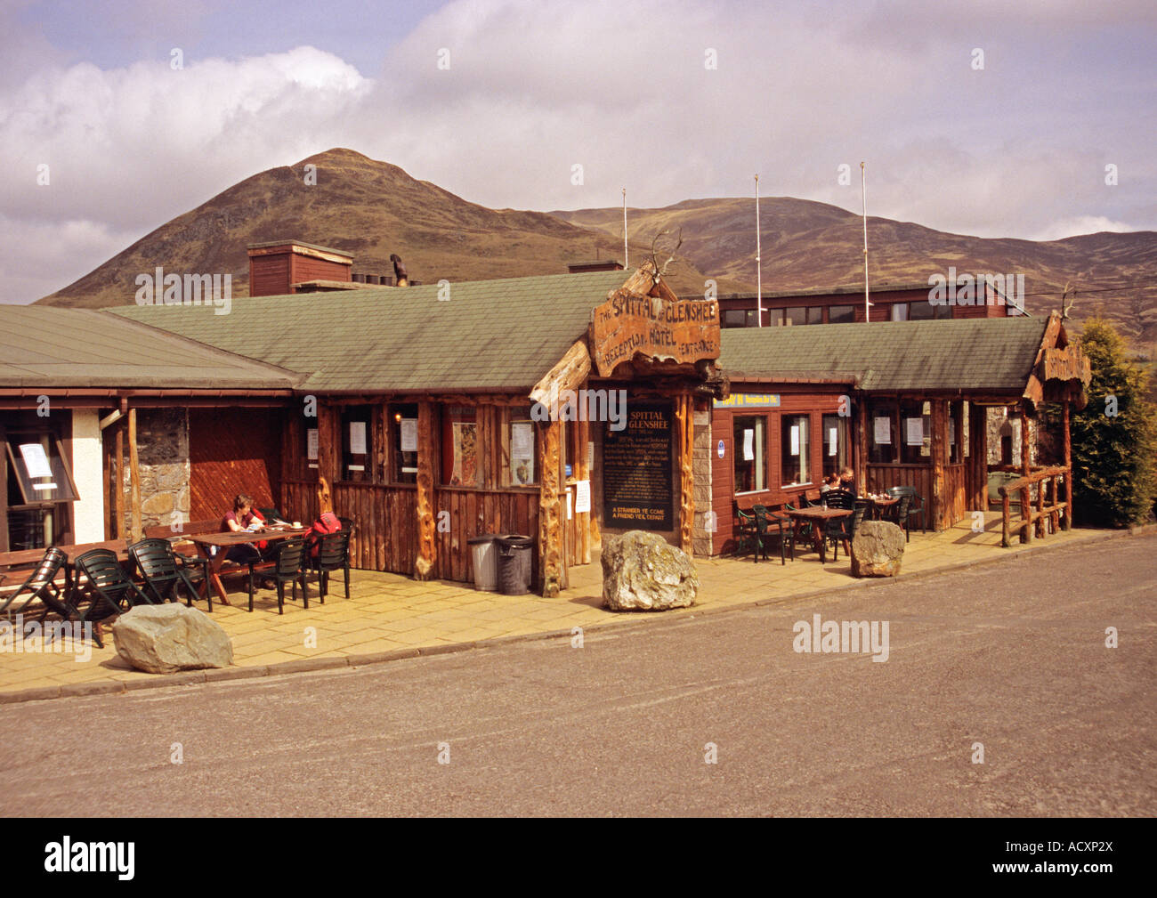 Spittal of Glenshee Hotel Stock Photo - Alamy
