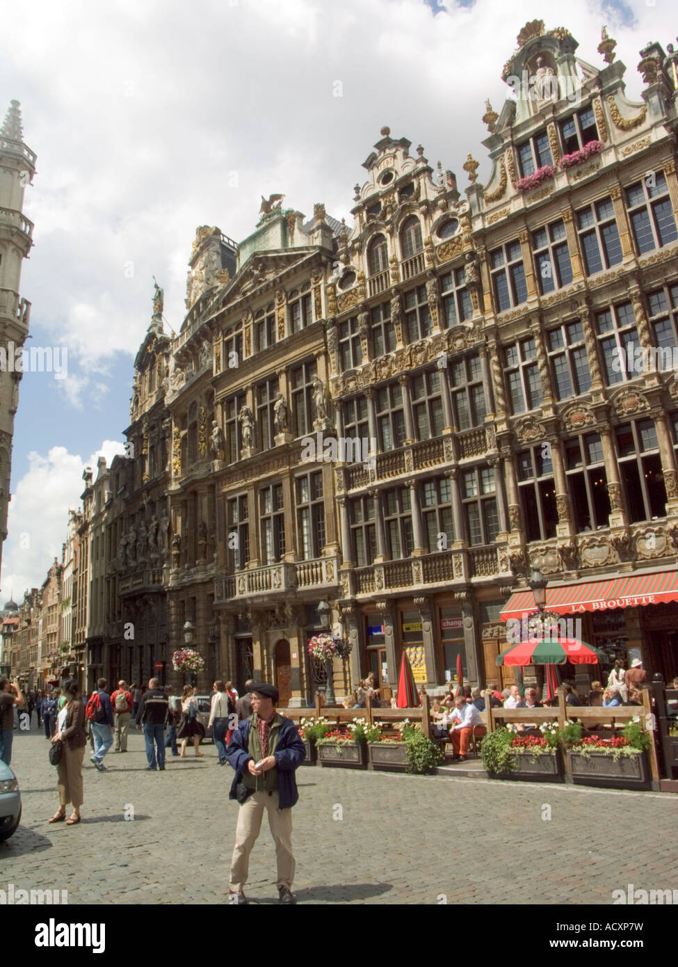 Brussels Belgium The Grand Place Market Square Stock Photo - Alamy