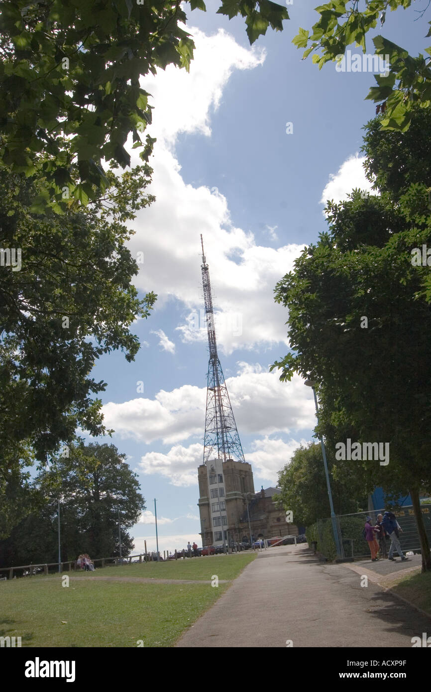 Alexandra Palace and Television Transmitter Tower London UK Stock Photo ...