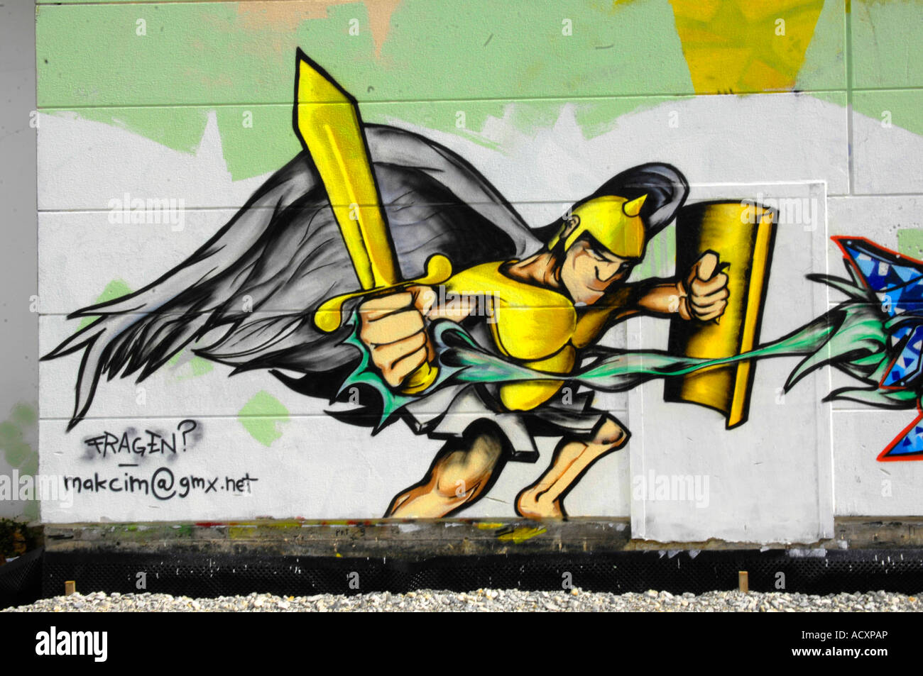 graffiti art graf spraypaint aerosol crime criminal damage mural wall ...