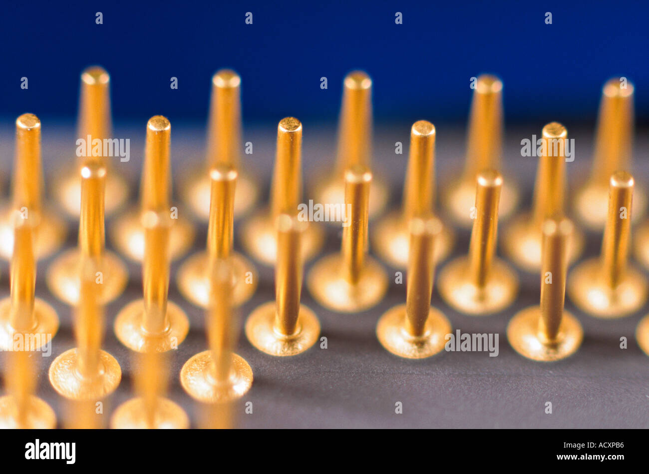 Connections of a microprocessor Stock Photo - Alamy