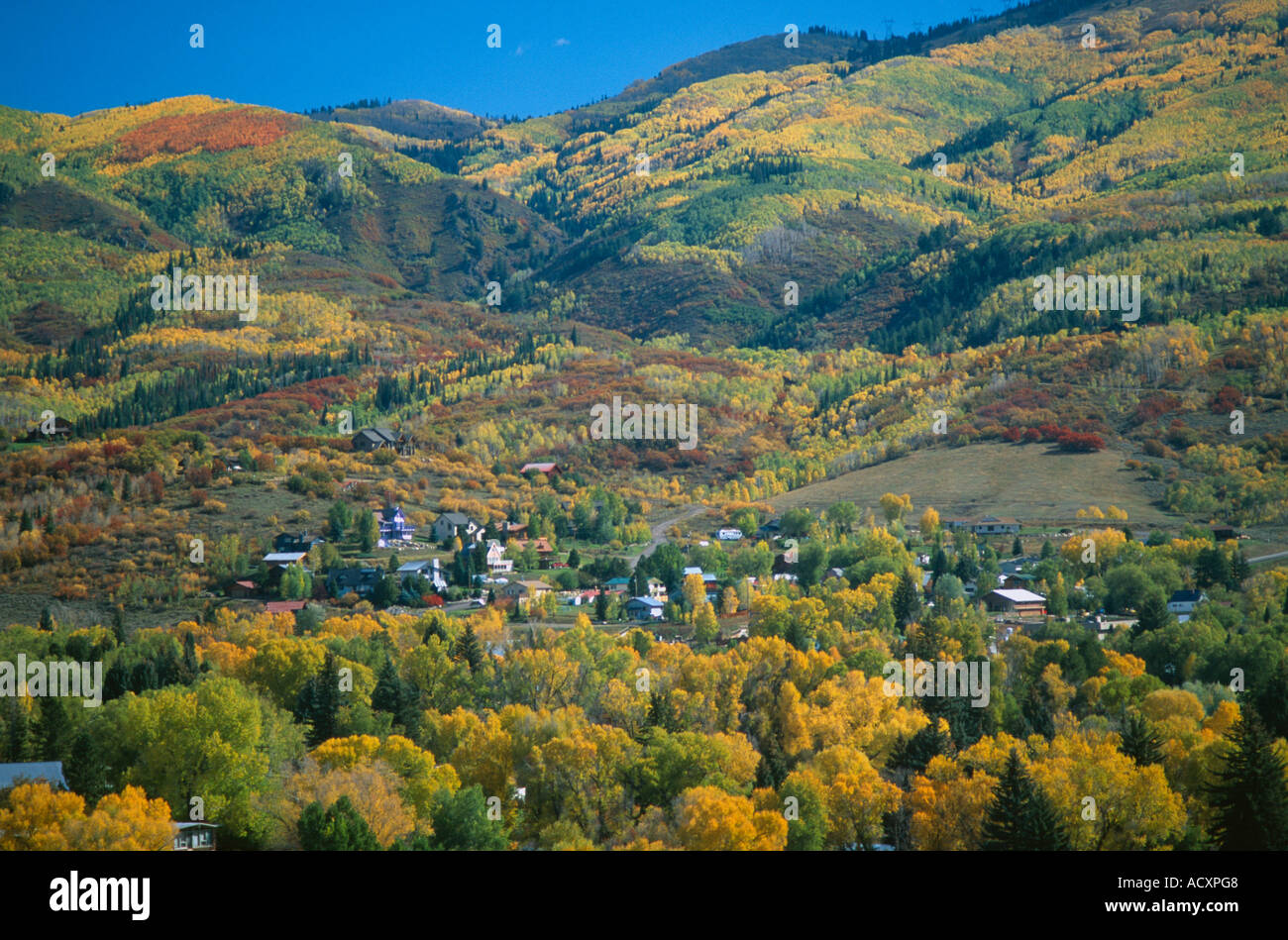 Fall colors in steamboat springs hi-res stock photography and images ...