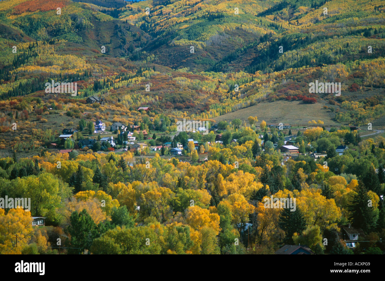 Fall colors in steamboat springs hi-res stock photography and images ...
