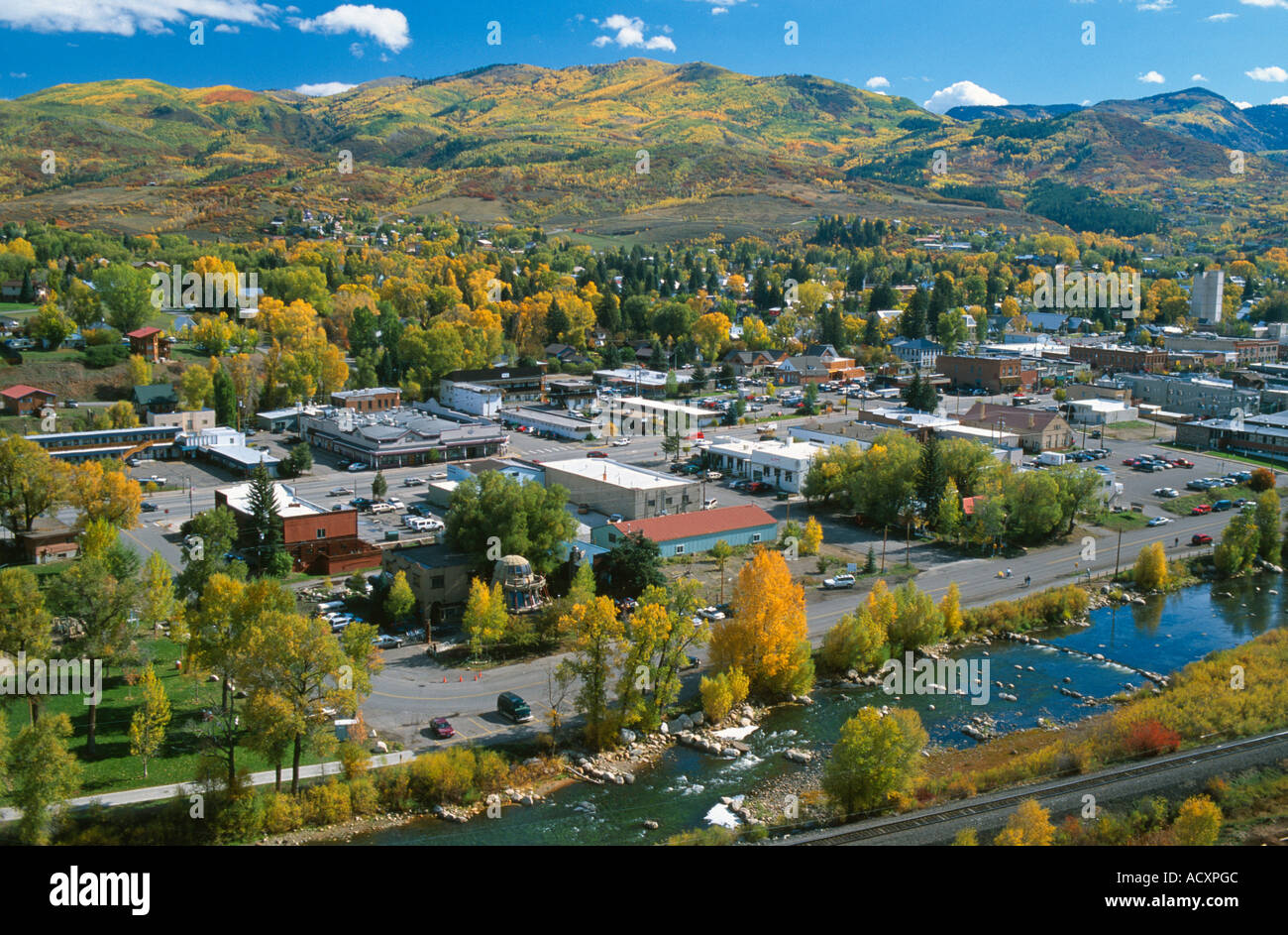 Fall colors in steamboat springs hi-res stock photography and images ...