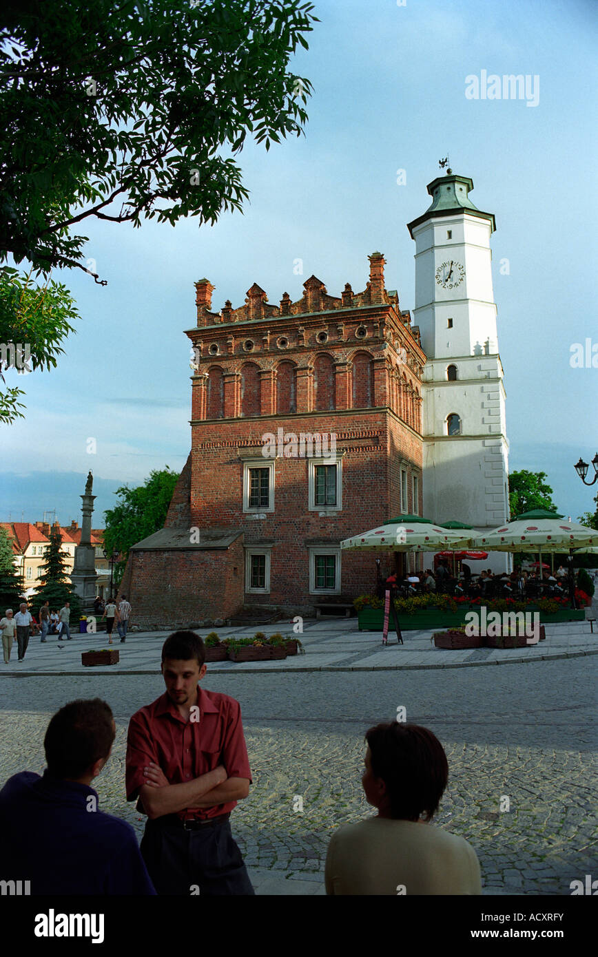 Poland swietokrzyskie sandomierz market square hi-res stock photography ...