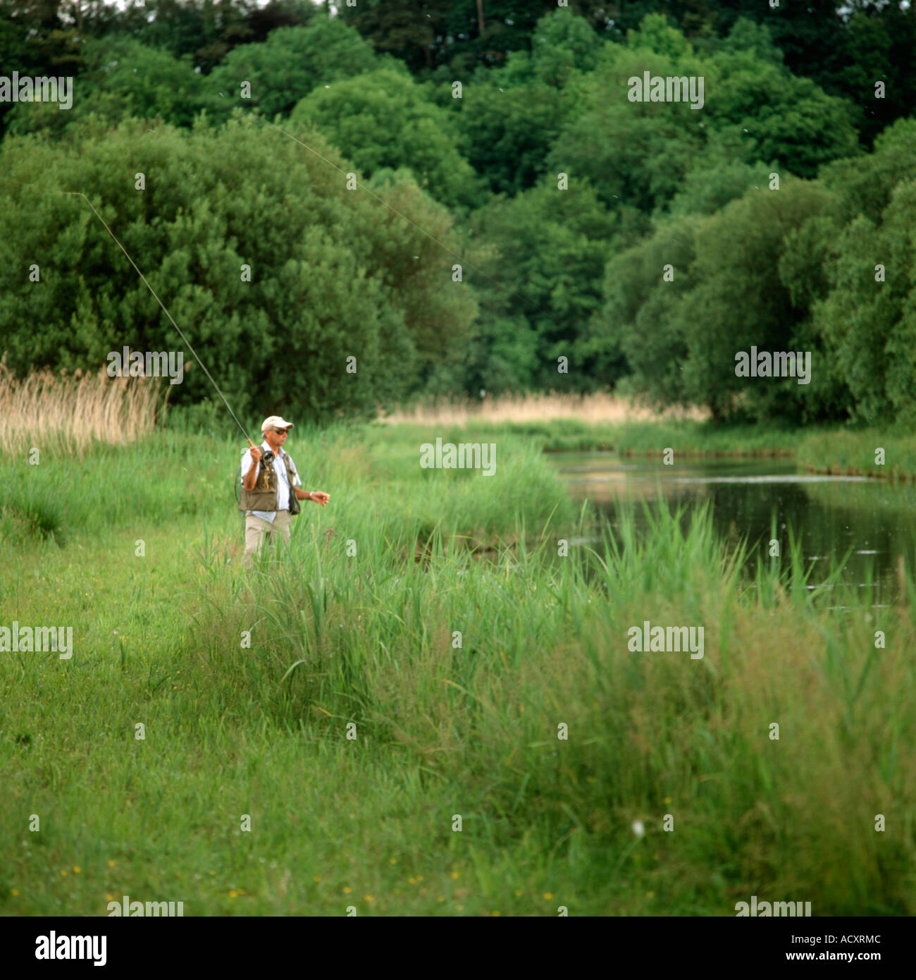 Flyfishing river test hi-res stock photography and images - Alamy