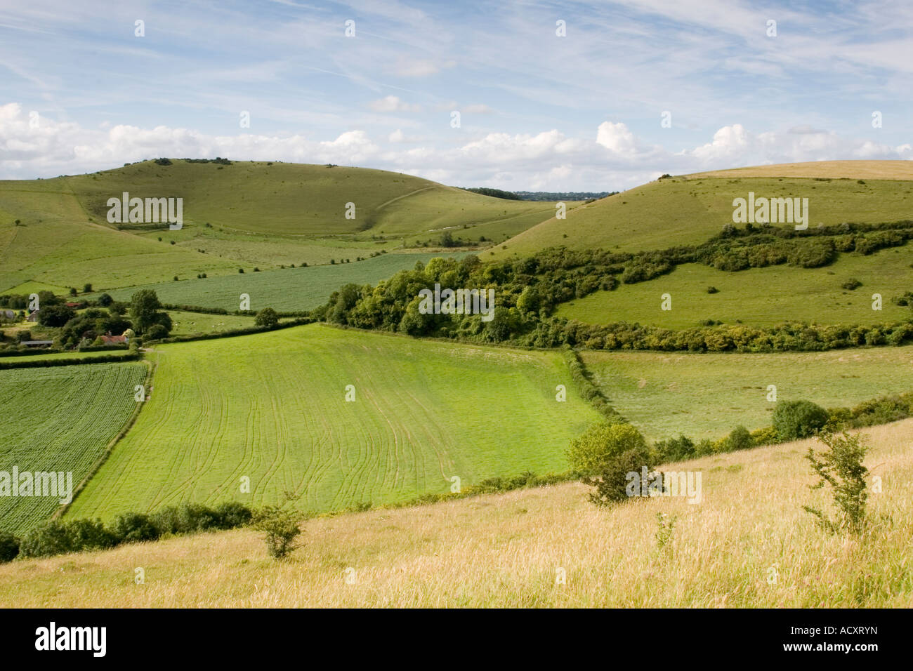 Melbury Hill from Fontmell Down in the Cranborne Chase Area of ...