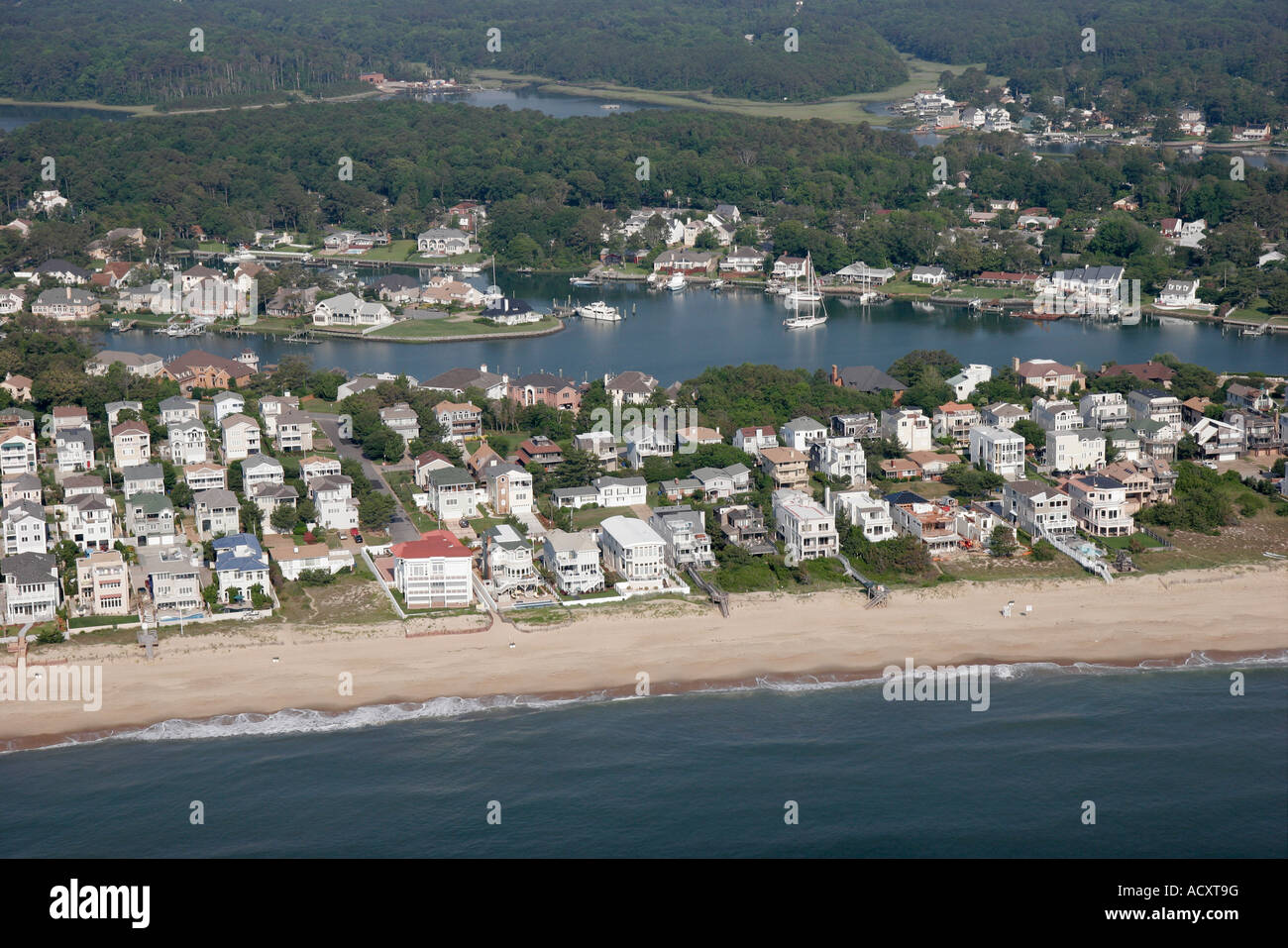Virginia Beach,aerial overhead view from above,view,Lake Wesley,Lake ...