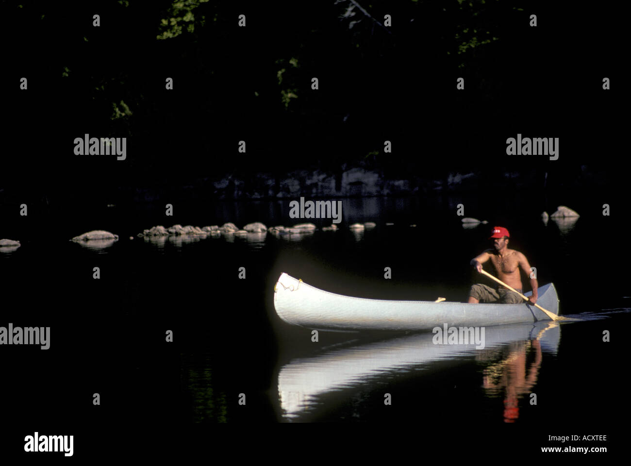 Hunter on canoe hi-res stock photography and images - Alamy