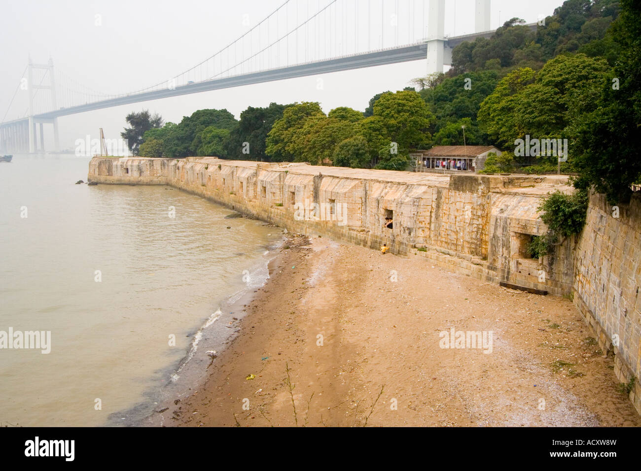 Coastal Defense Battery Shajiao Paotai Fortress Humen Port Dongguan ...