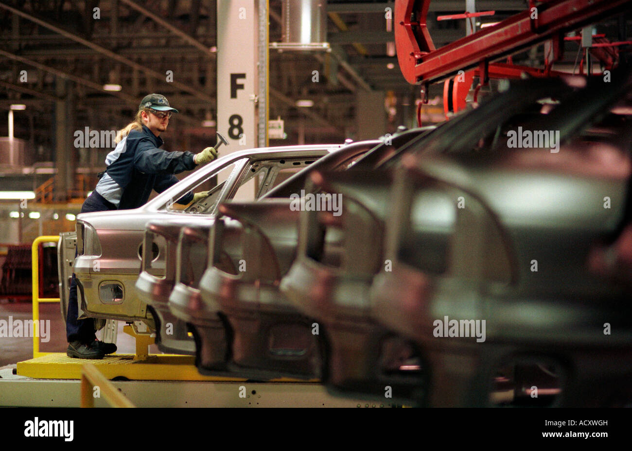 Opel-manufacturing of the Astra Classic model, Gliwice, Poland Stock ...