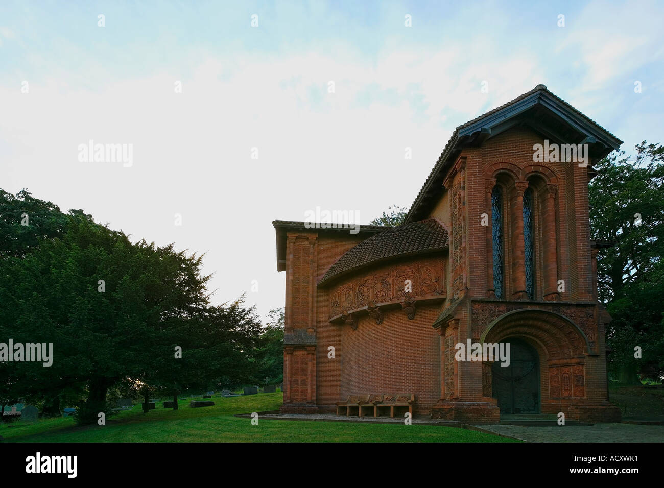 Watts Memorial Chapel circa1900 - Showing Entrance, West Window ...