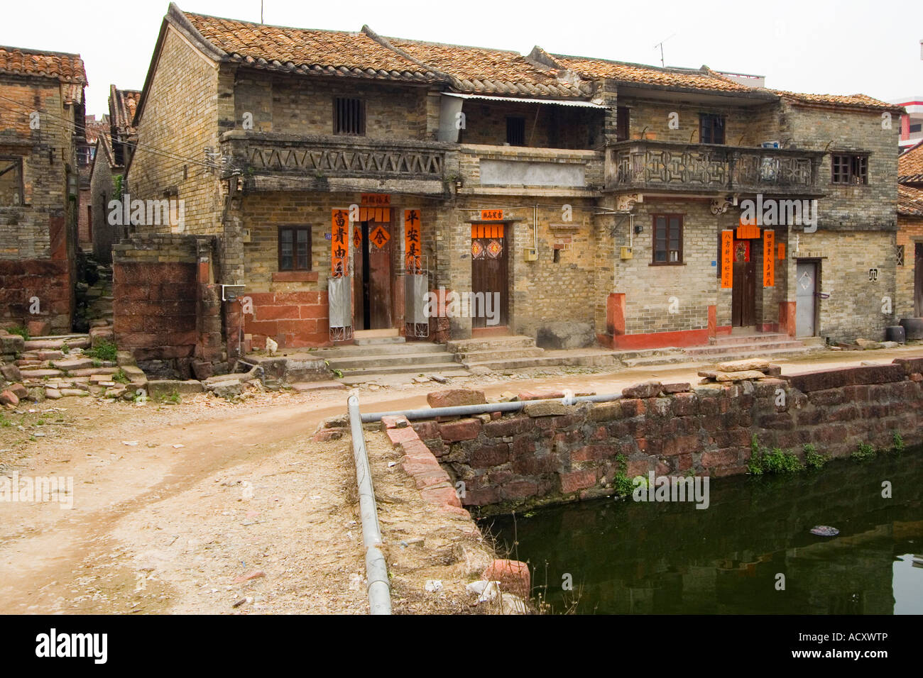 Ancient Chinese Nanshe Village Chashan Town Dongguan China Stock Photo ...