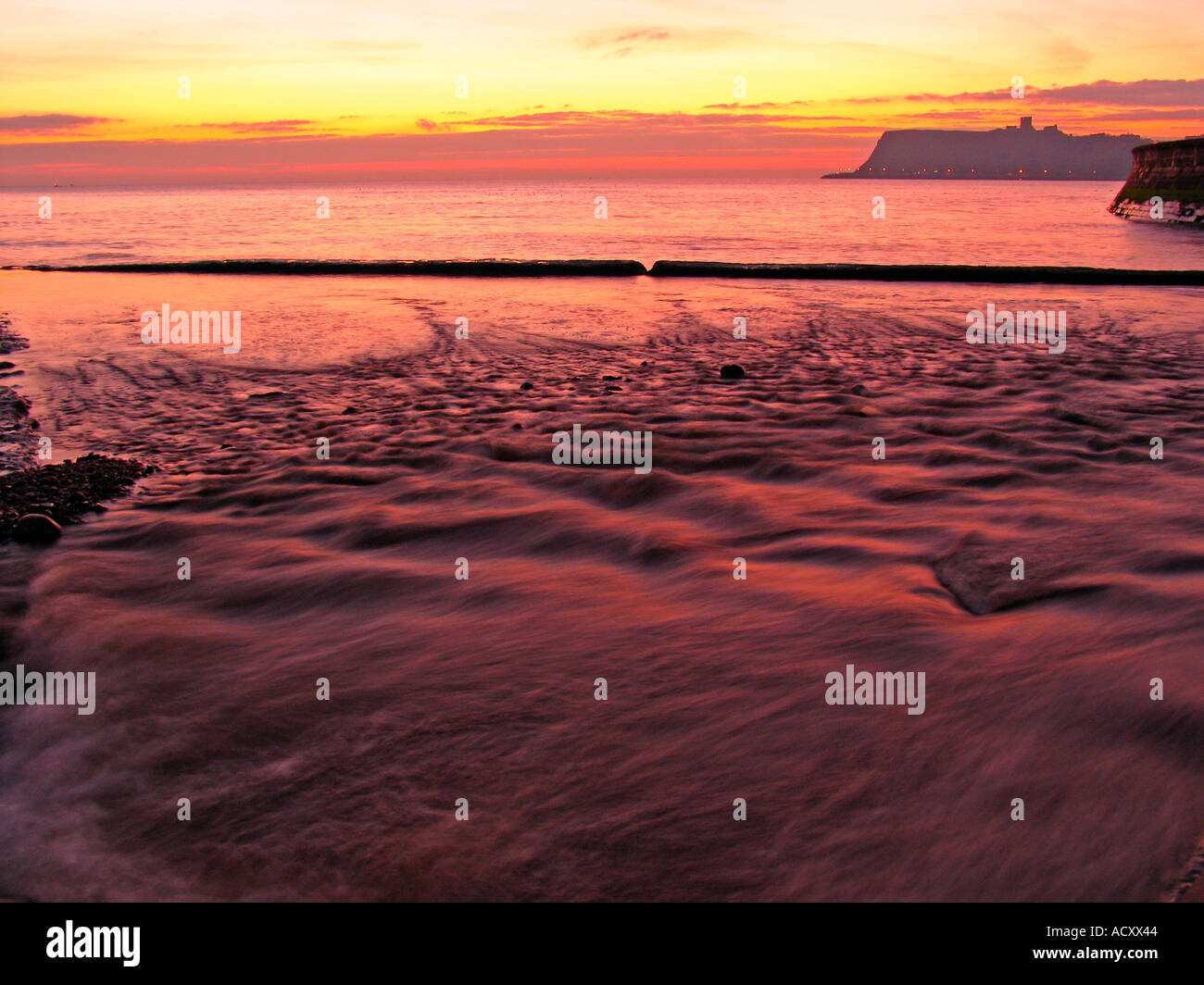 Dawn on the North Sea Stock Photo - Alamy