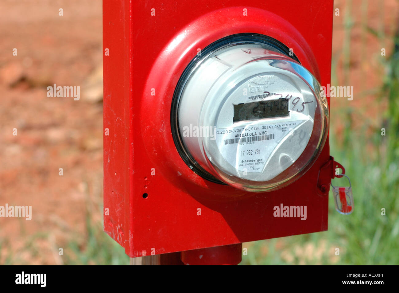 Temporary electric meter construction site hi-res stock photography and ...